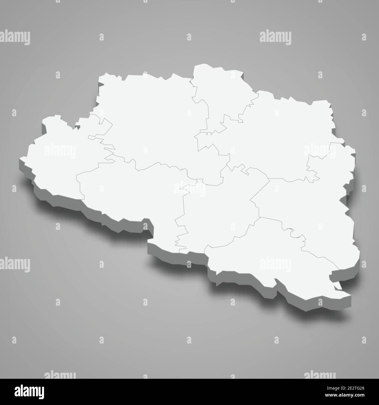 3d isometric map of Rajshahi is a division of Bangladesh, vector illustration Stock Vector Image ...