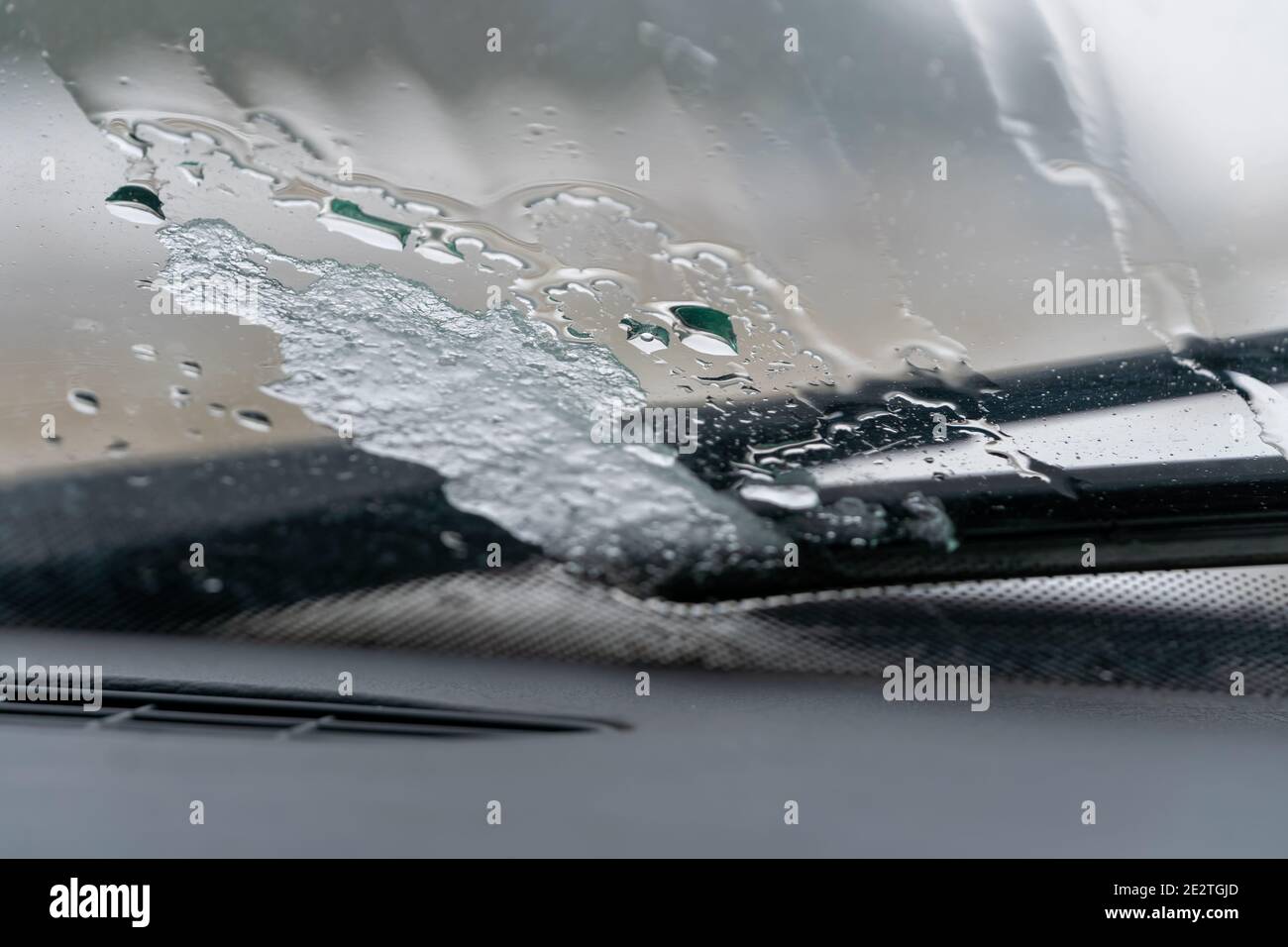 Dark snow window from inside hi-res stock photography and images - Alamy