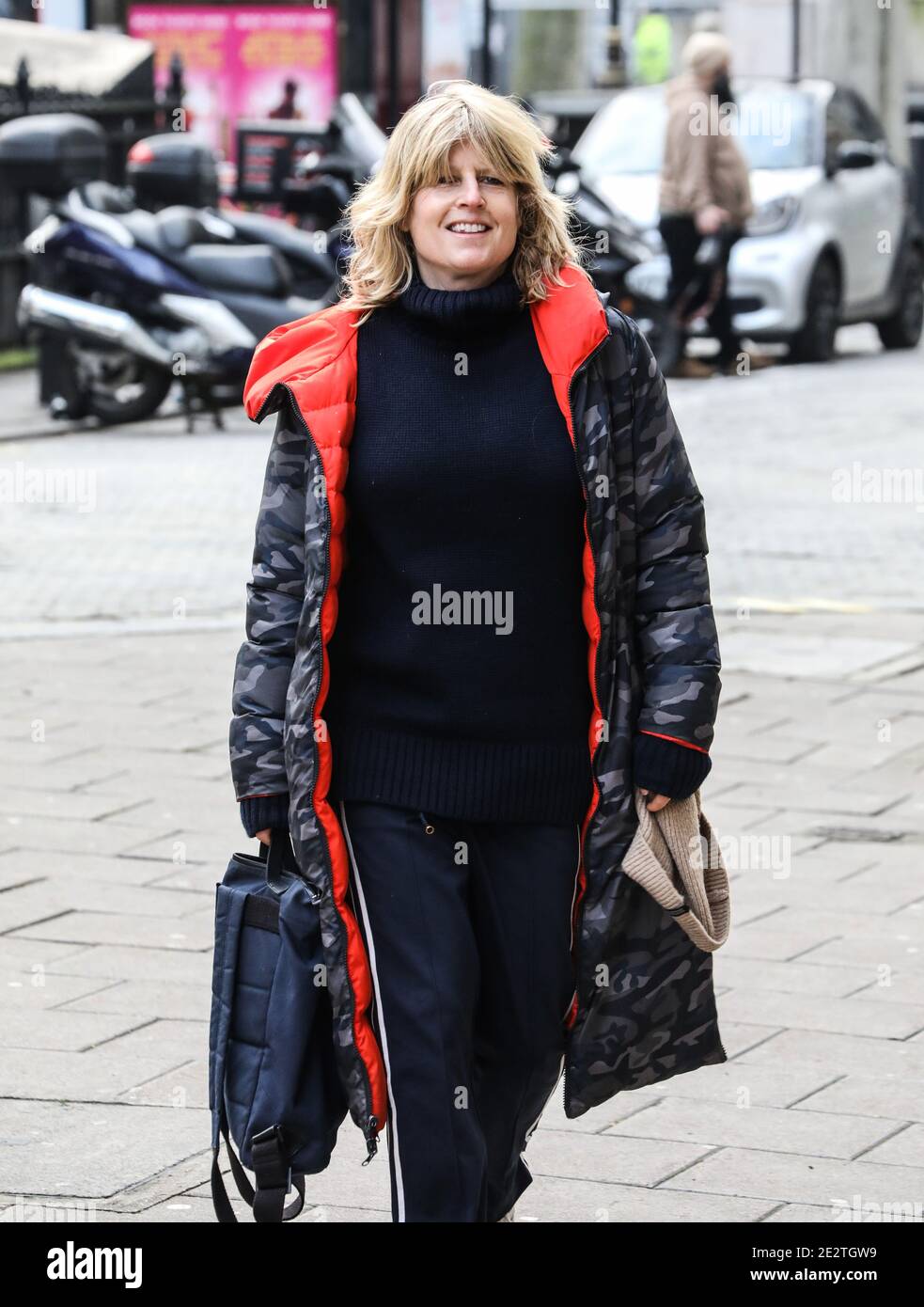 Rachel Johnson seen arriving at the Global Radio Studios in London ...