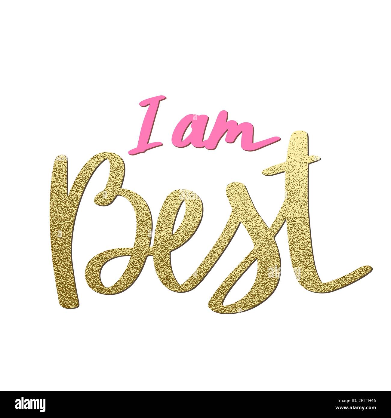 I am best lettering in simple doodle style. Girly Print design for t ...