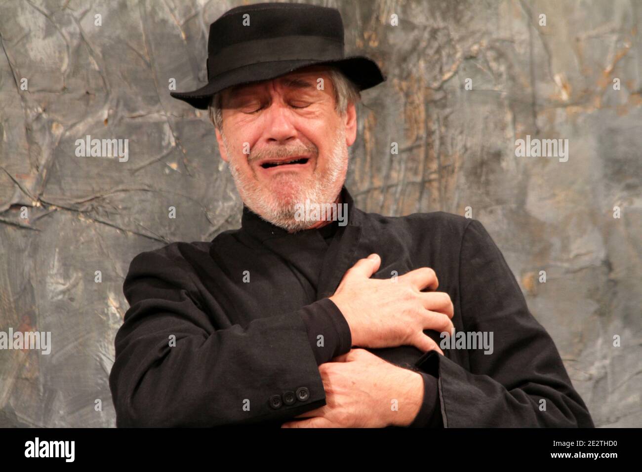 Romanian actor Marcel Iures performing in "A Lost Letter" ("O scrisoare ...