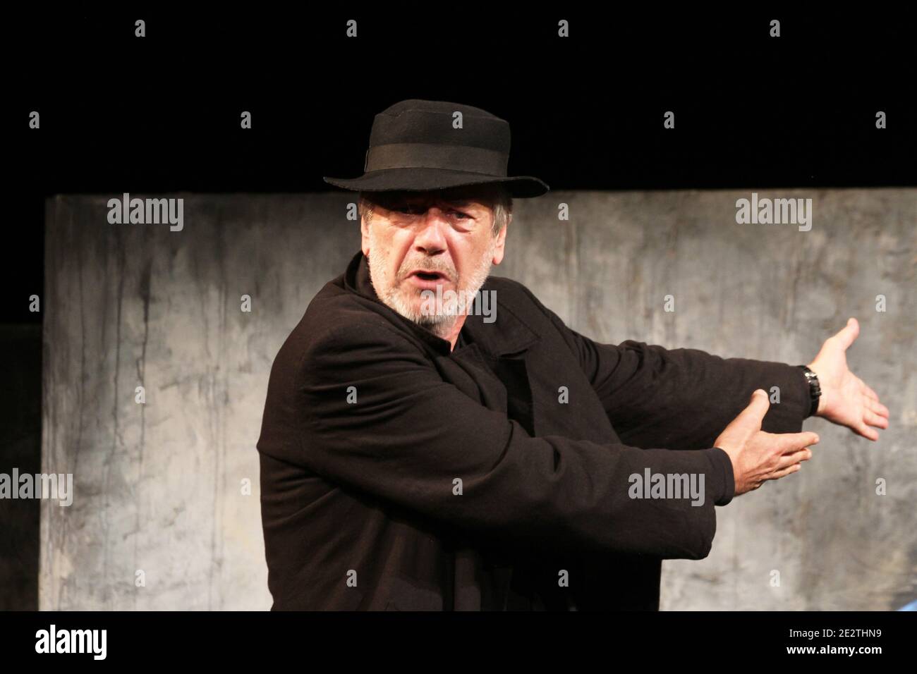 Romanian actor Marcel Iures performing in "A Lost Letter" ("O scrisoare ...