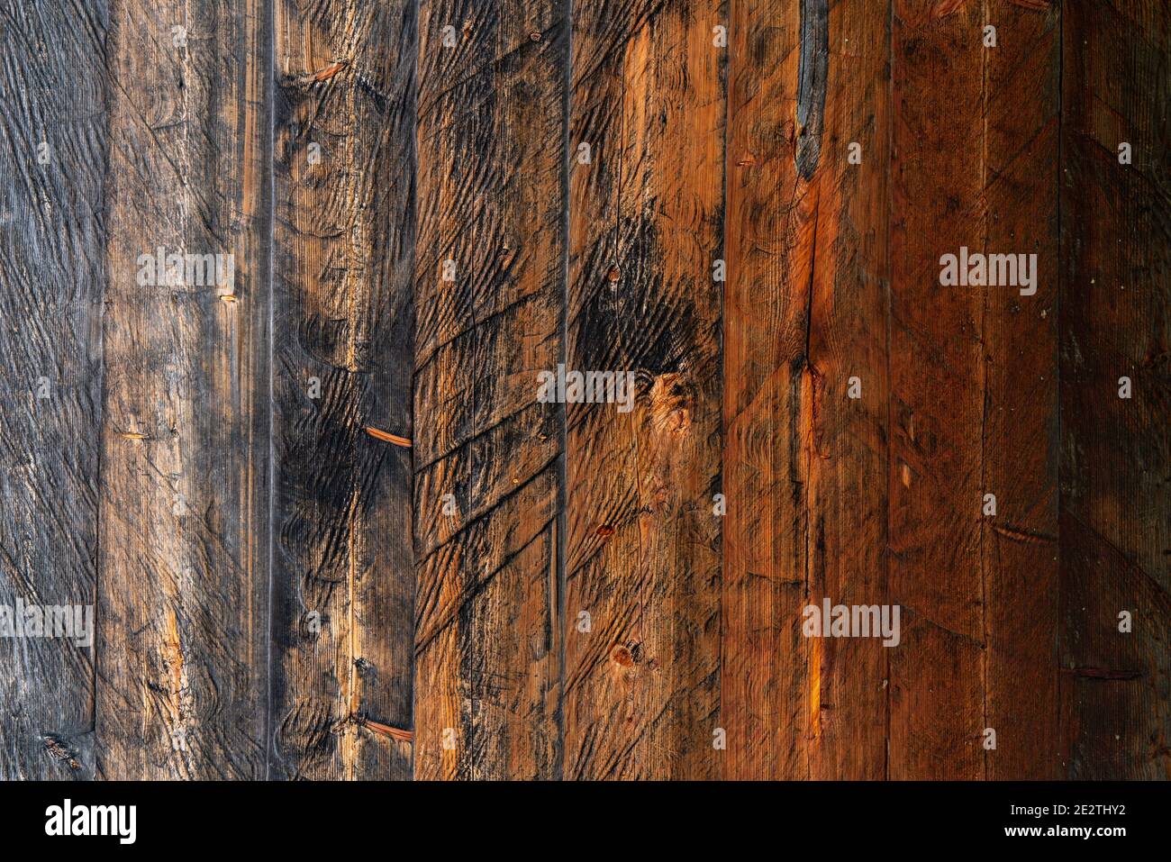 Wooden Rustic texture or background. Aged wood wall and boards Stock ...