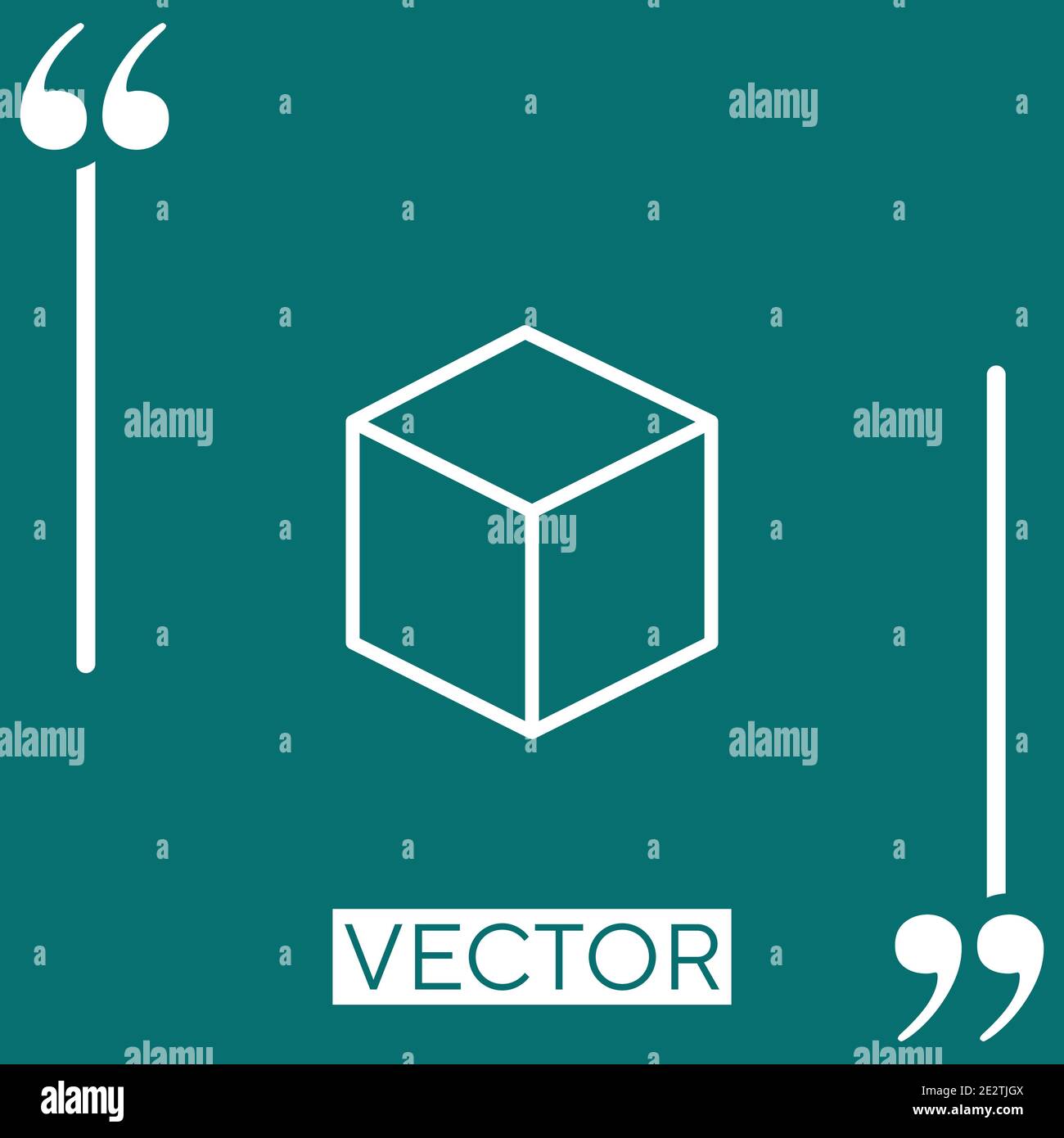 cube vector icon Stock Vector Image & Art - Alamy