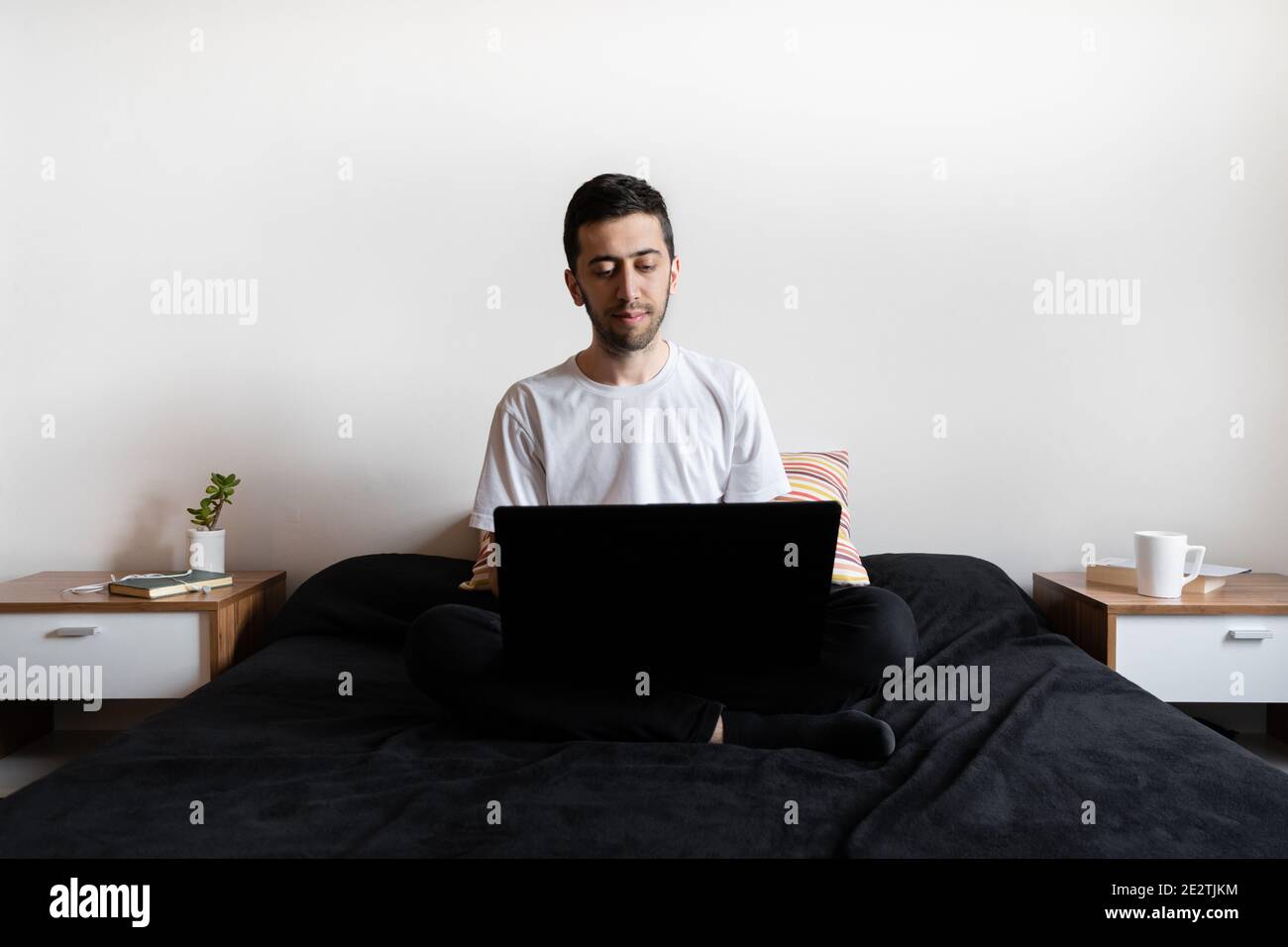 Cinema man bed hi-res stock photography and images - Alamy
