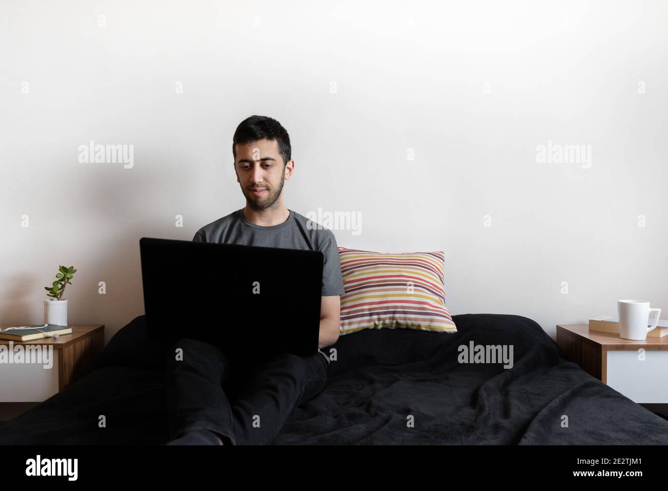Cinema man bed hi-res stock photography and images - Alamy