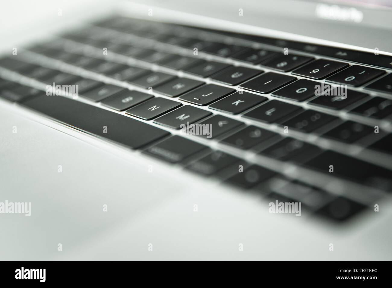 close up. keys on the laptop keyboard Stock Photo - Alamy