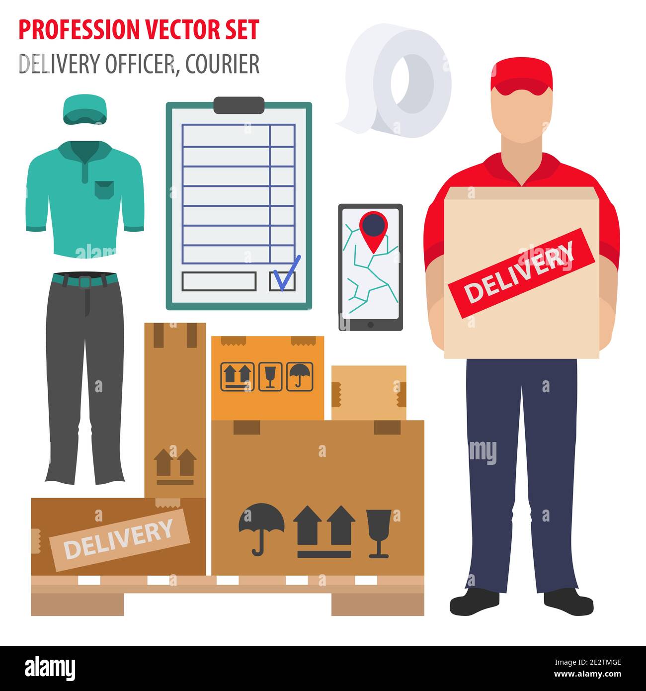Courier equipment store