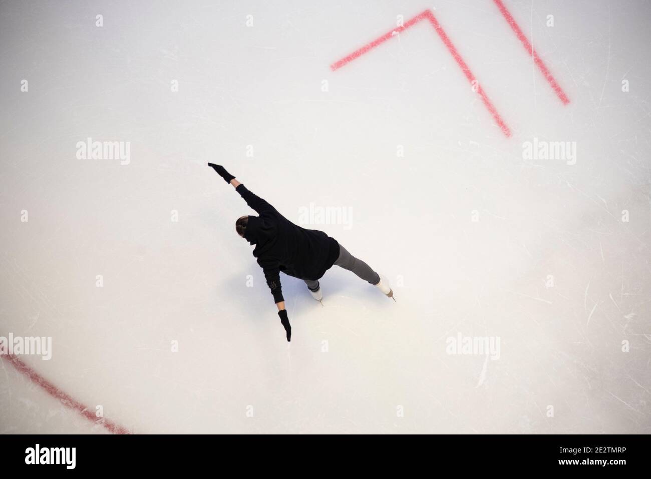 Tehran, Iran. 14th Jan, 2021. Iran Mall's ice rink is the first ...