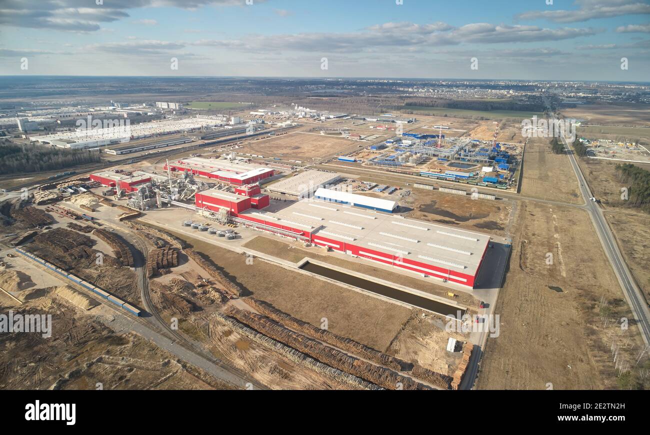 Wood processing plant hi-res stock photography and images - Alamy
