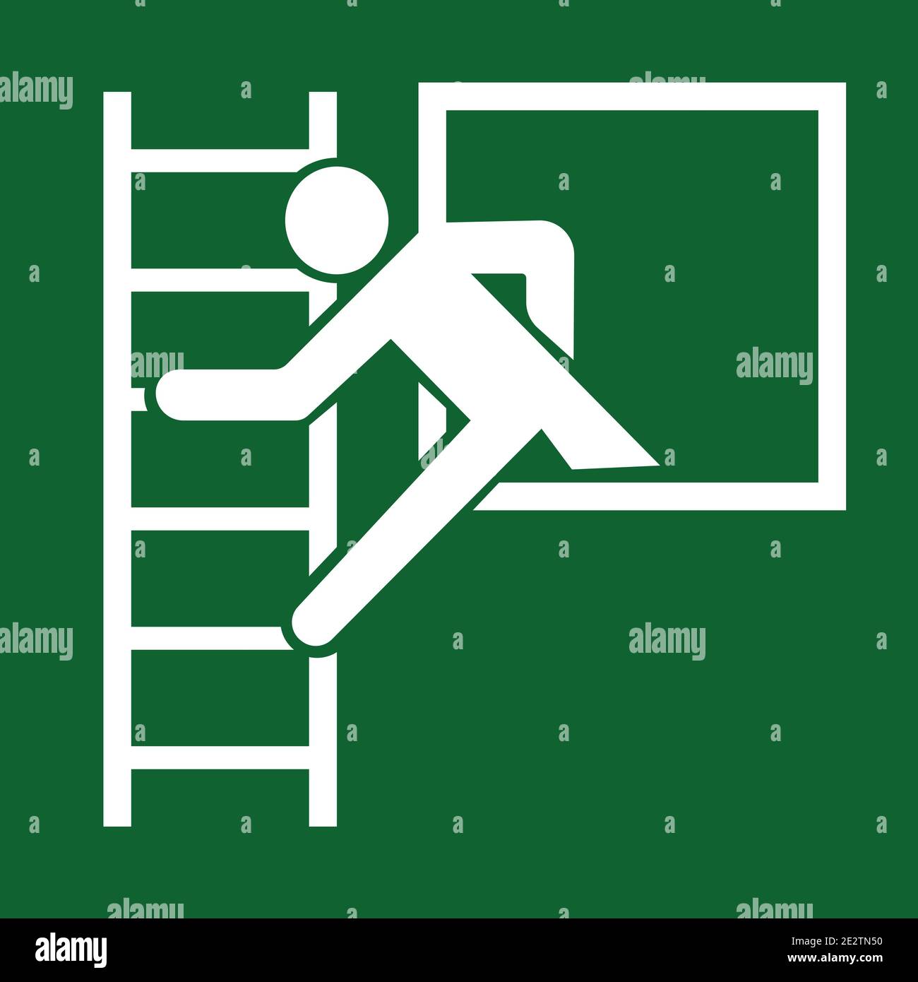 Emergency exit sign fire health safety hi-res stock photography and ...