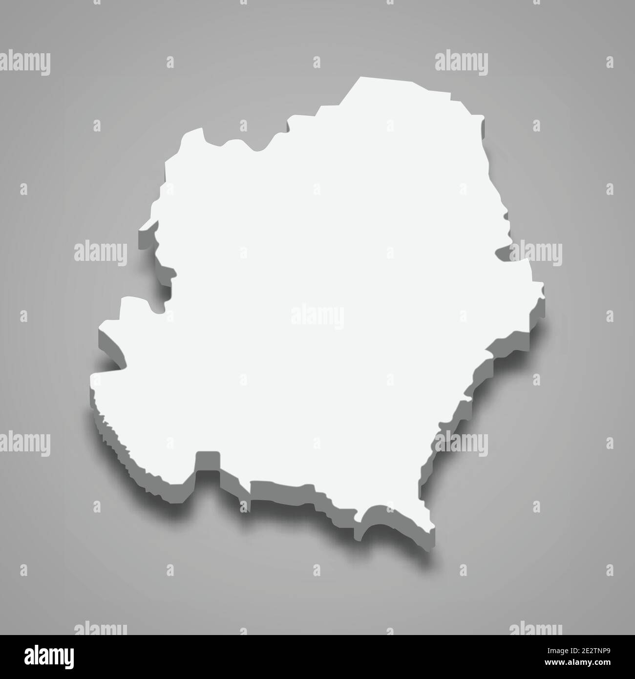 3d isometric map of 'Asir is a Region of Saudi Arabia, vector ...