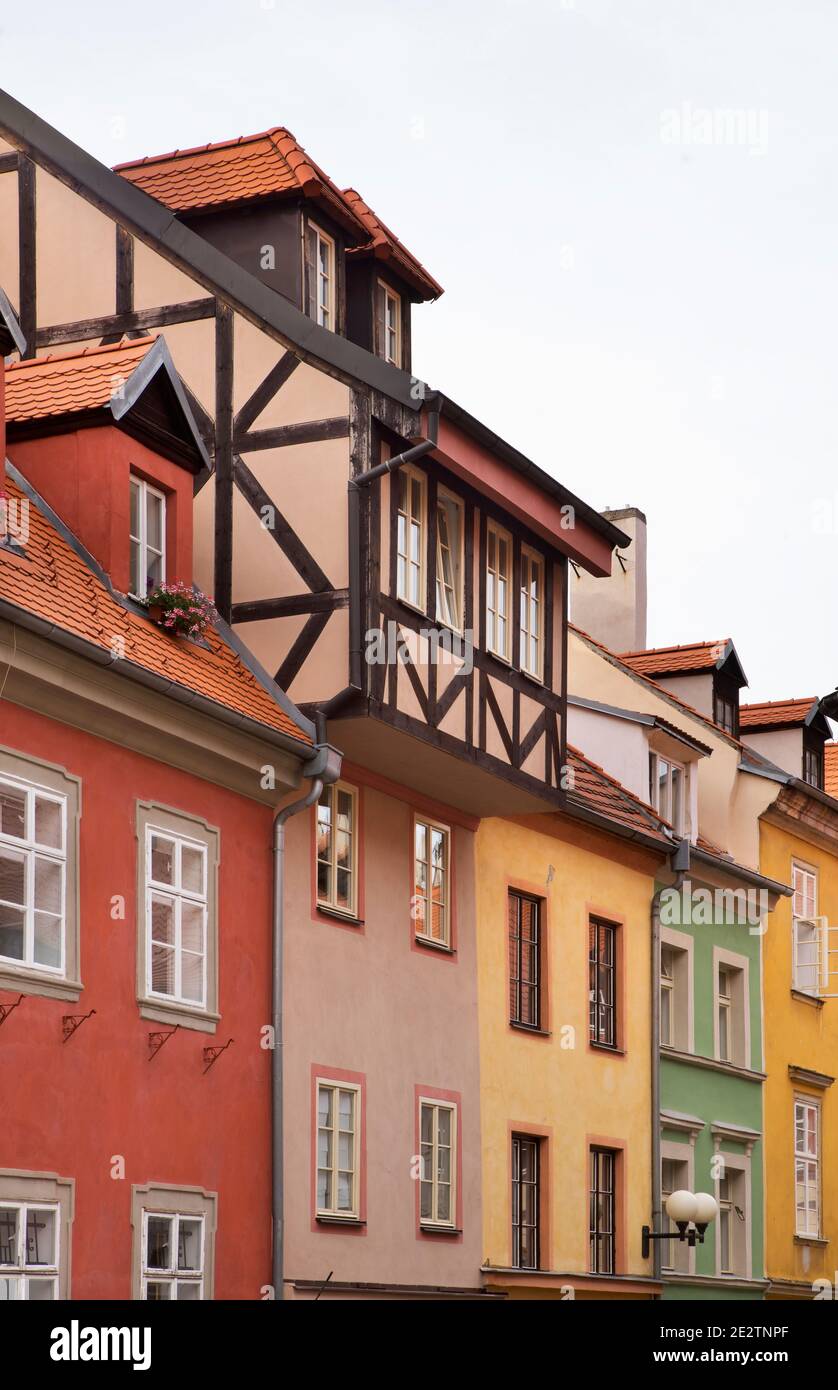 Historical district of Cheb. Czech Republic Stock Photo - Alamy