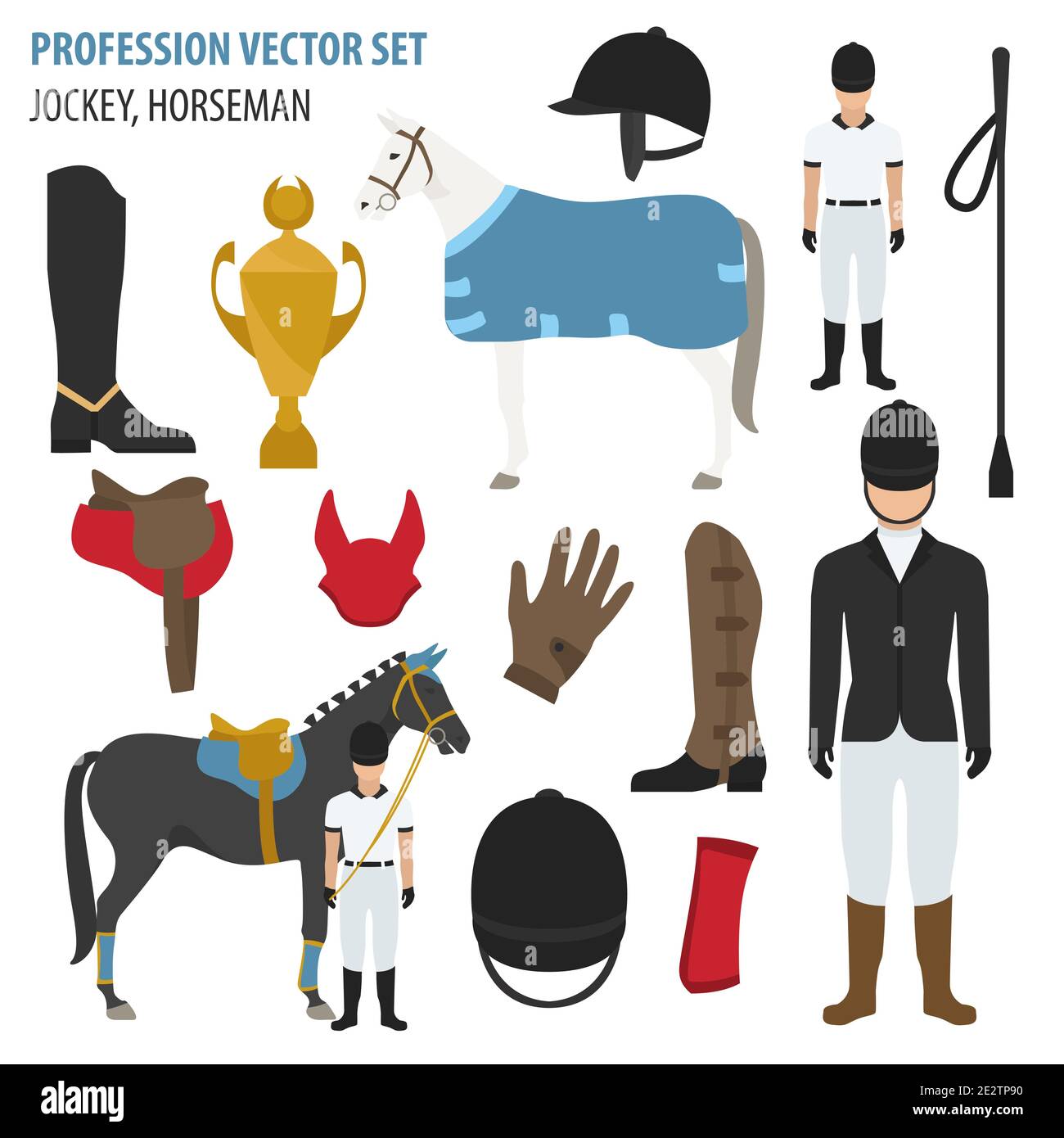 Racehorse work Stock Vector Images - Alamy