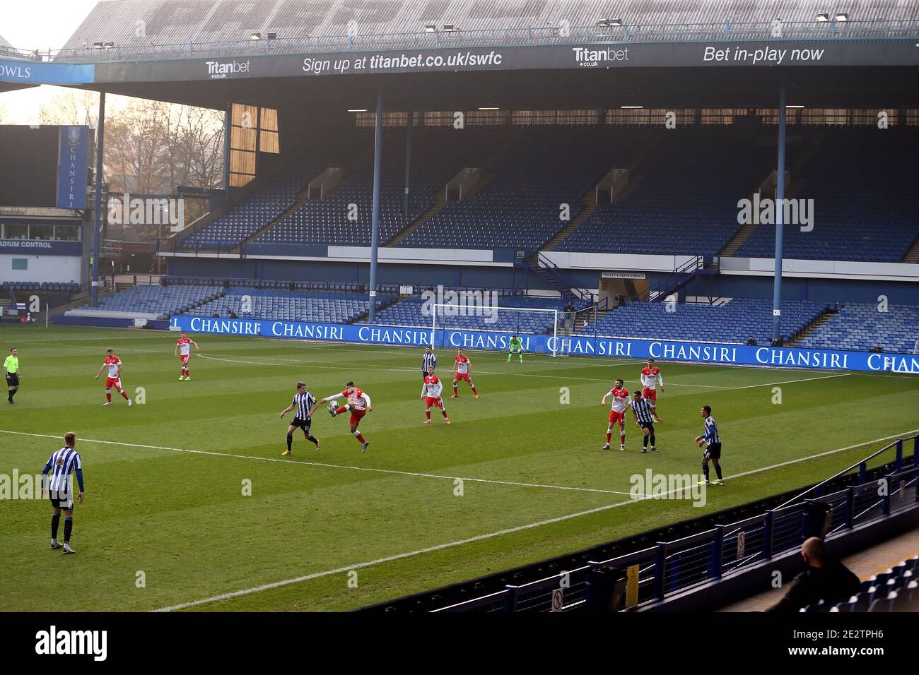 Hillsborough stadium pitch view hi-res stock photography and images - Alamy
