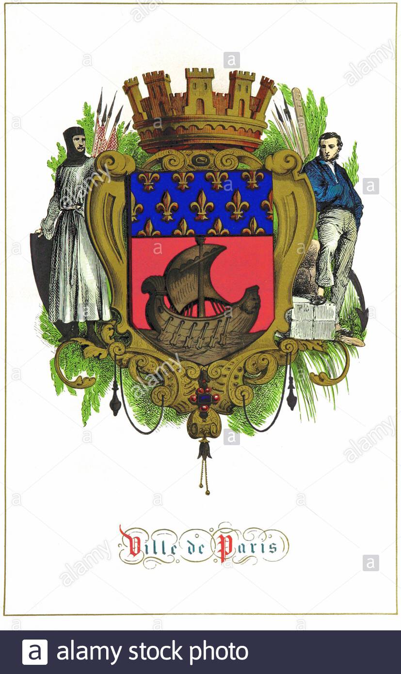 Heraldry coat arms france coat hi-res stock photography and images - Alamy