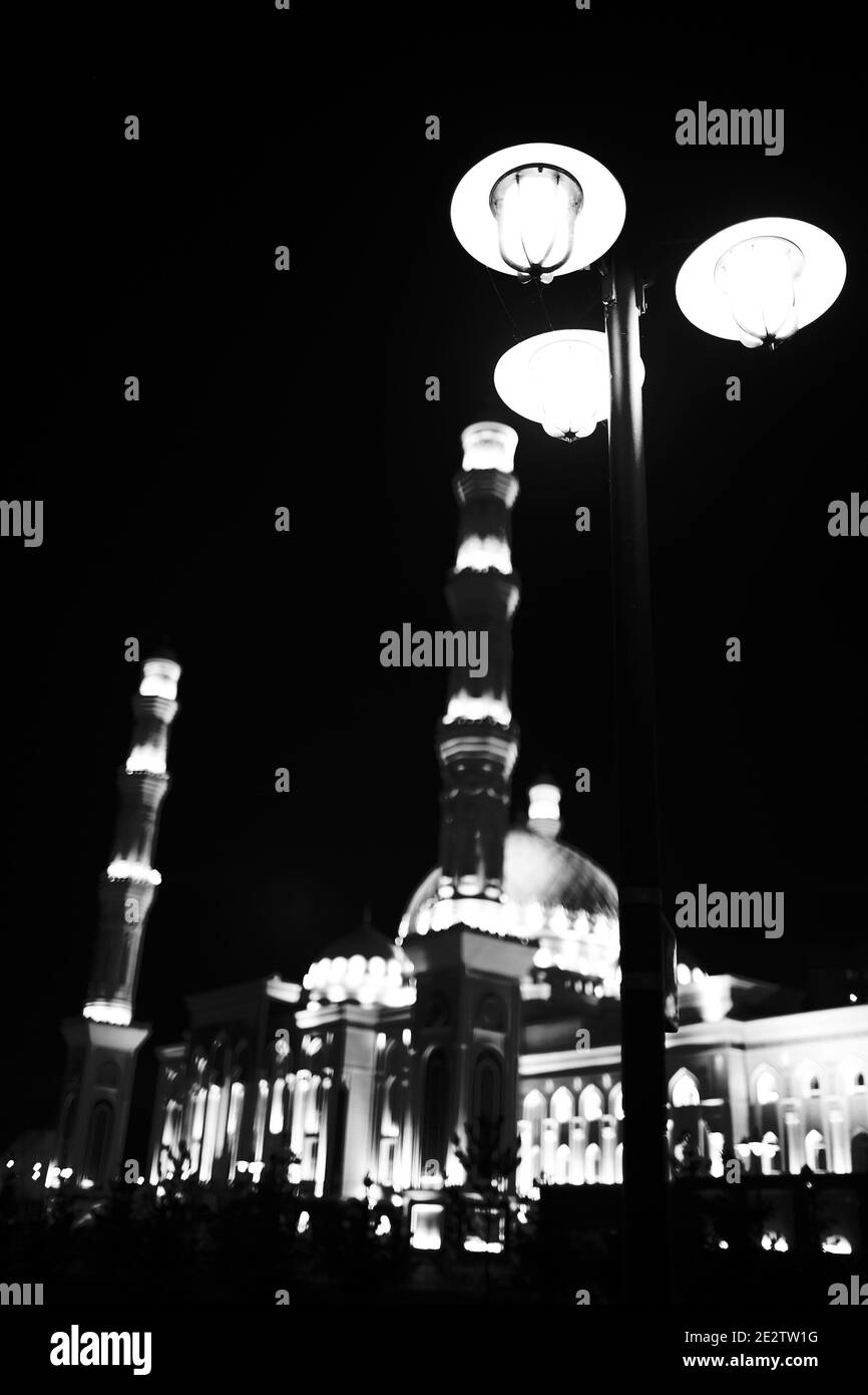 Building blurred construction background Black and White Stock Photos ...