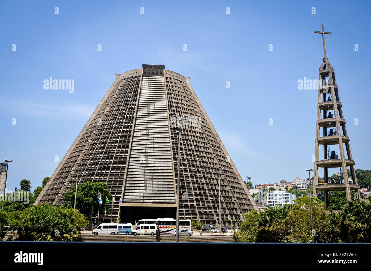 Catedral metropolitana cathedral rio hi-res stock photography and ...