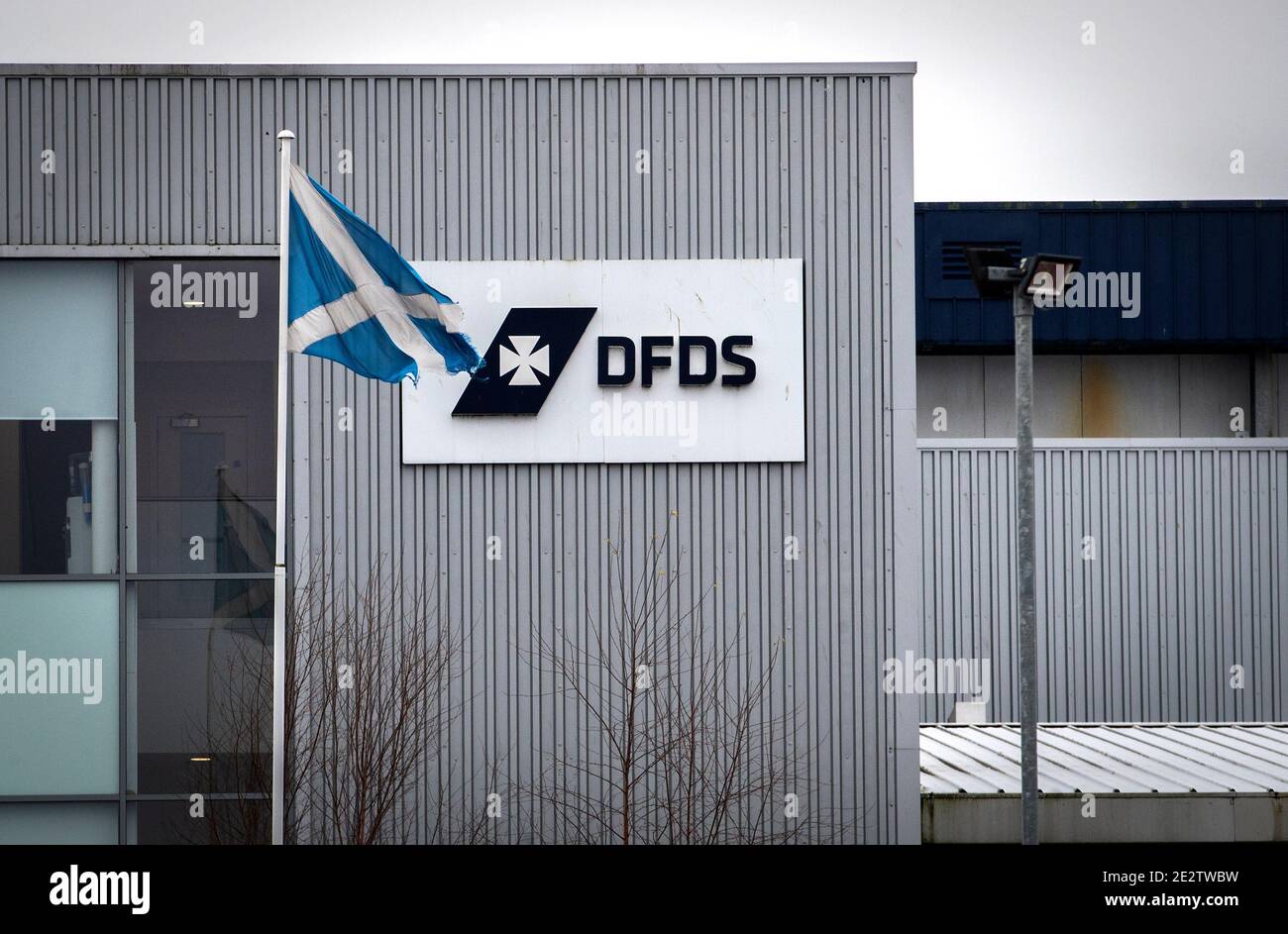 The DFDS warehouse at Larkhall, South Lanarkshire Stock Photo - Alamy
