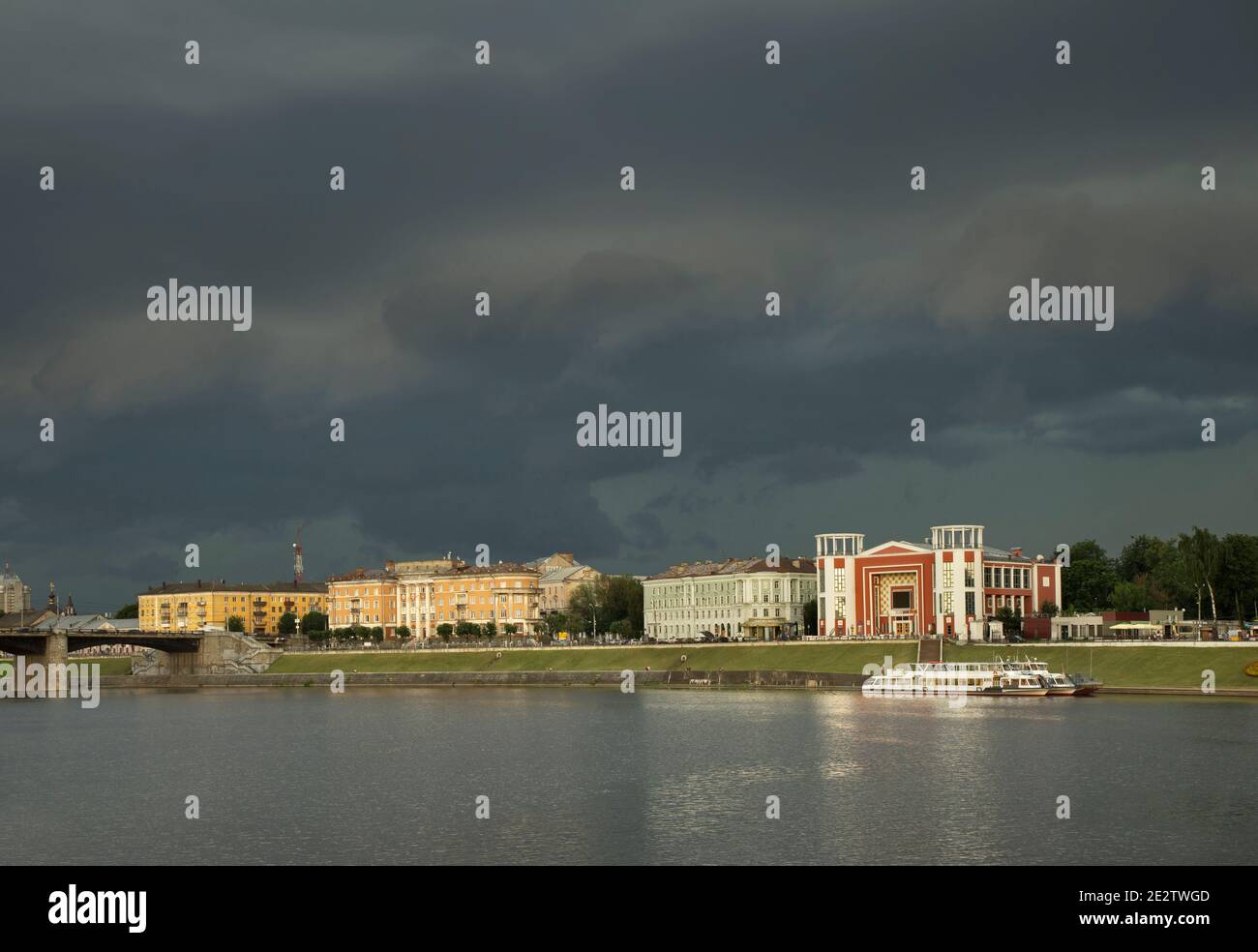 Embankment of Stepan Razin in Tver. Russia Stock Photo - Alamy