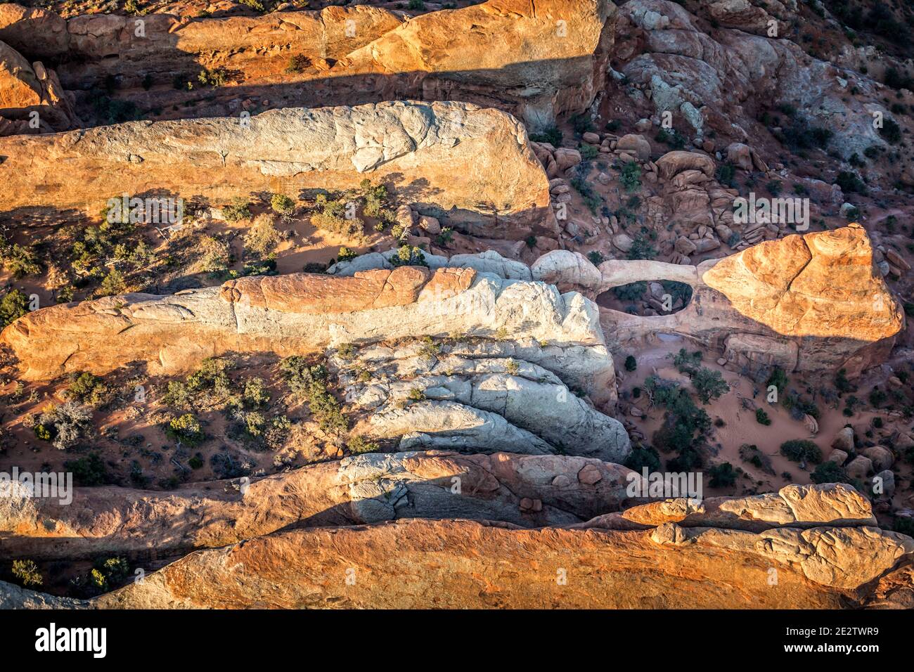 Aerial view double arch in hi-res stock photography and images - Alamy