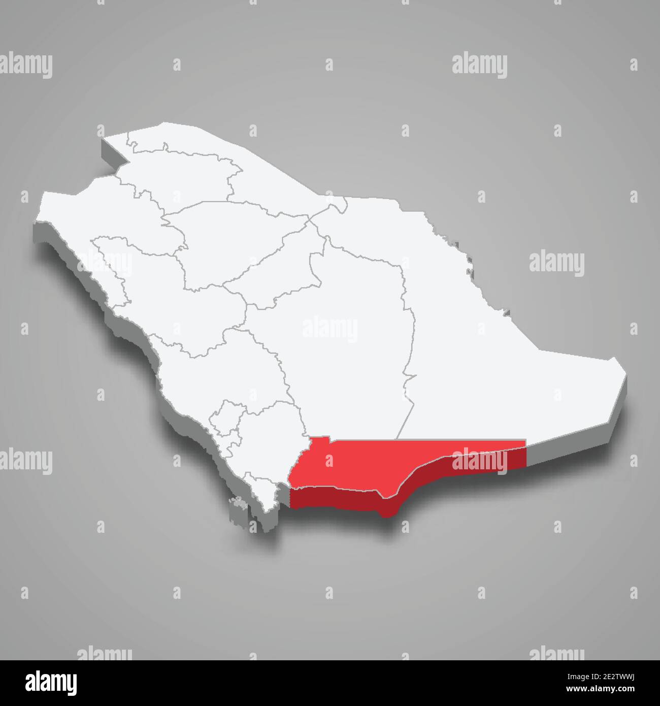 Vectors 3d map saudi arabia hi-res stock photography and images - Alamy