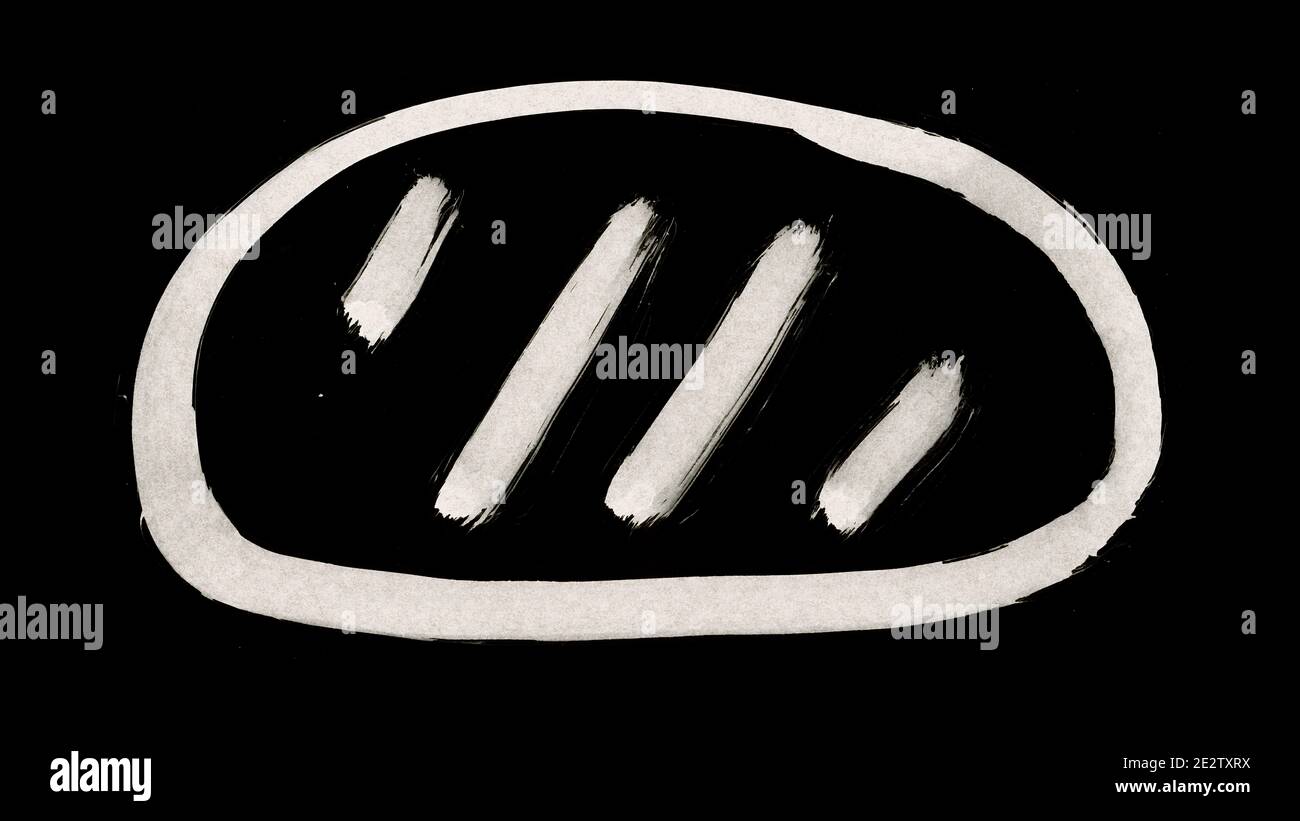 Hobo Sign - 019 - Bread Inverted Stock Photo - Alamy