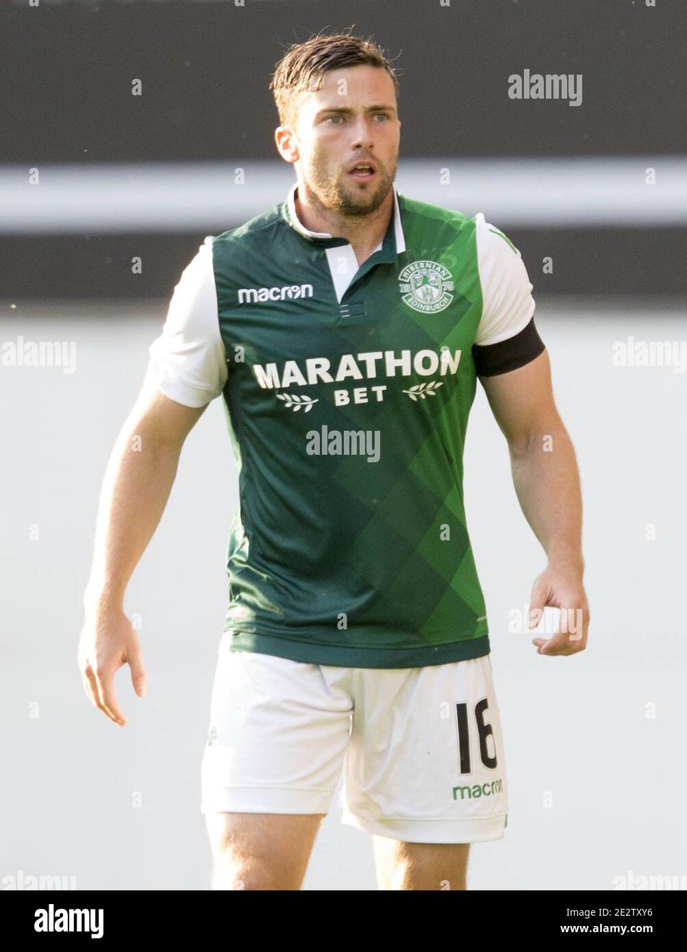 File photo dated 26-07-2018 of Hibernian Lewis Stevenson Stock Photo ...