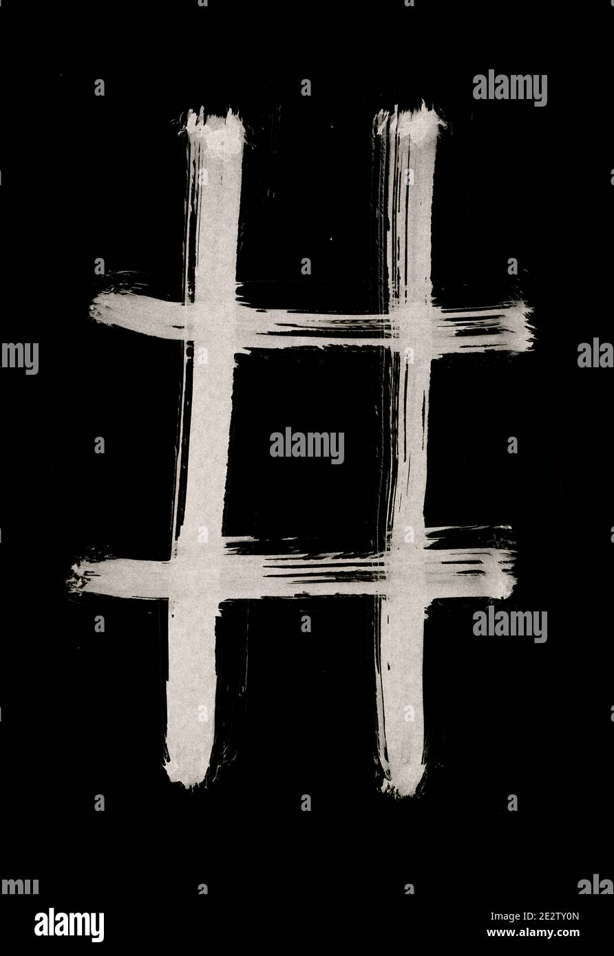 Hobo Sign - 047 - Police Officer Lives Here Inverted Stock Photo - Alamy