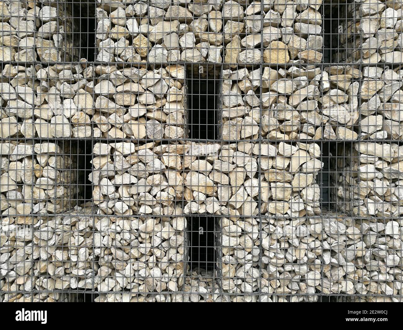Shot of a gabion texture seamless Stock Photo - Alamy