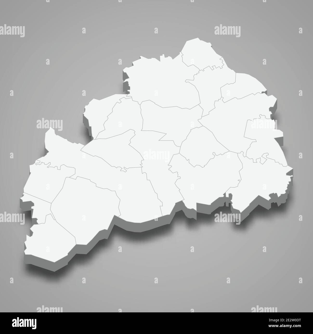 Central ostrobothnia vector map hi-res stock photography and images - Alamy