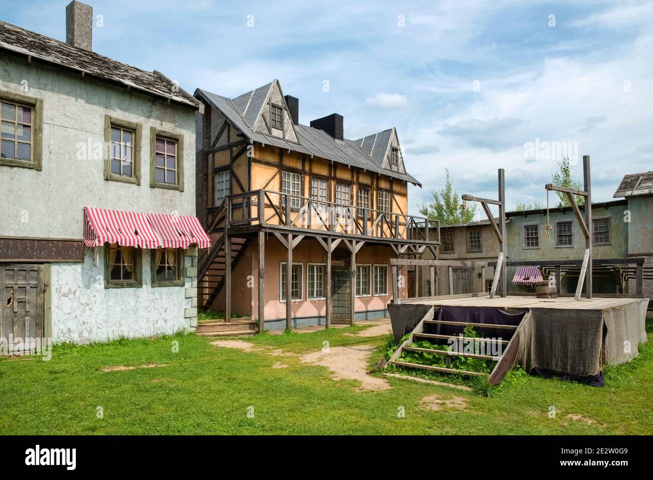 Fake guillotine hi-res stock photography and images - Alamy