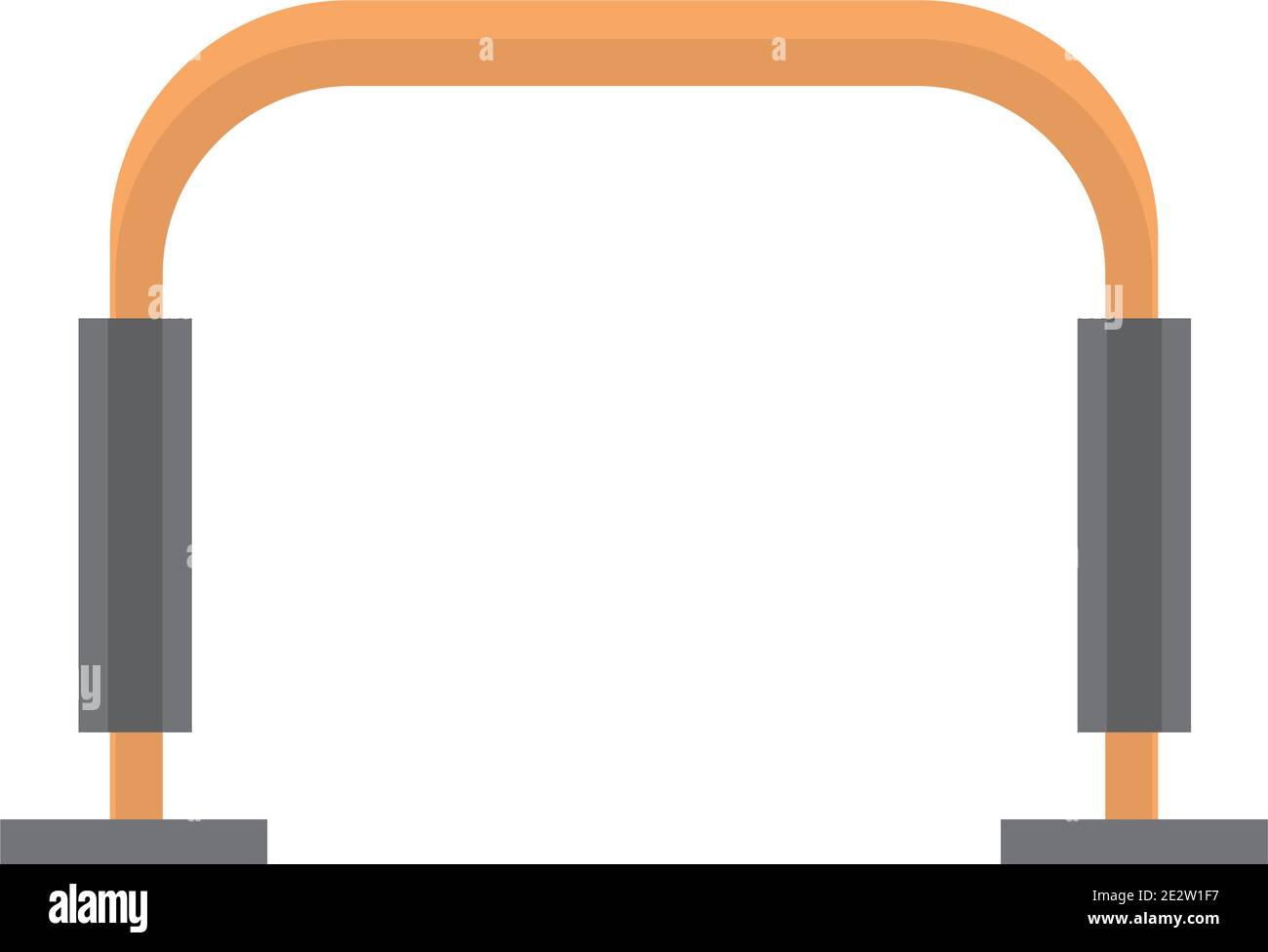 gym fitness bar equipment in flat style vector illustration Stock ...