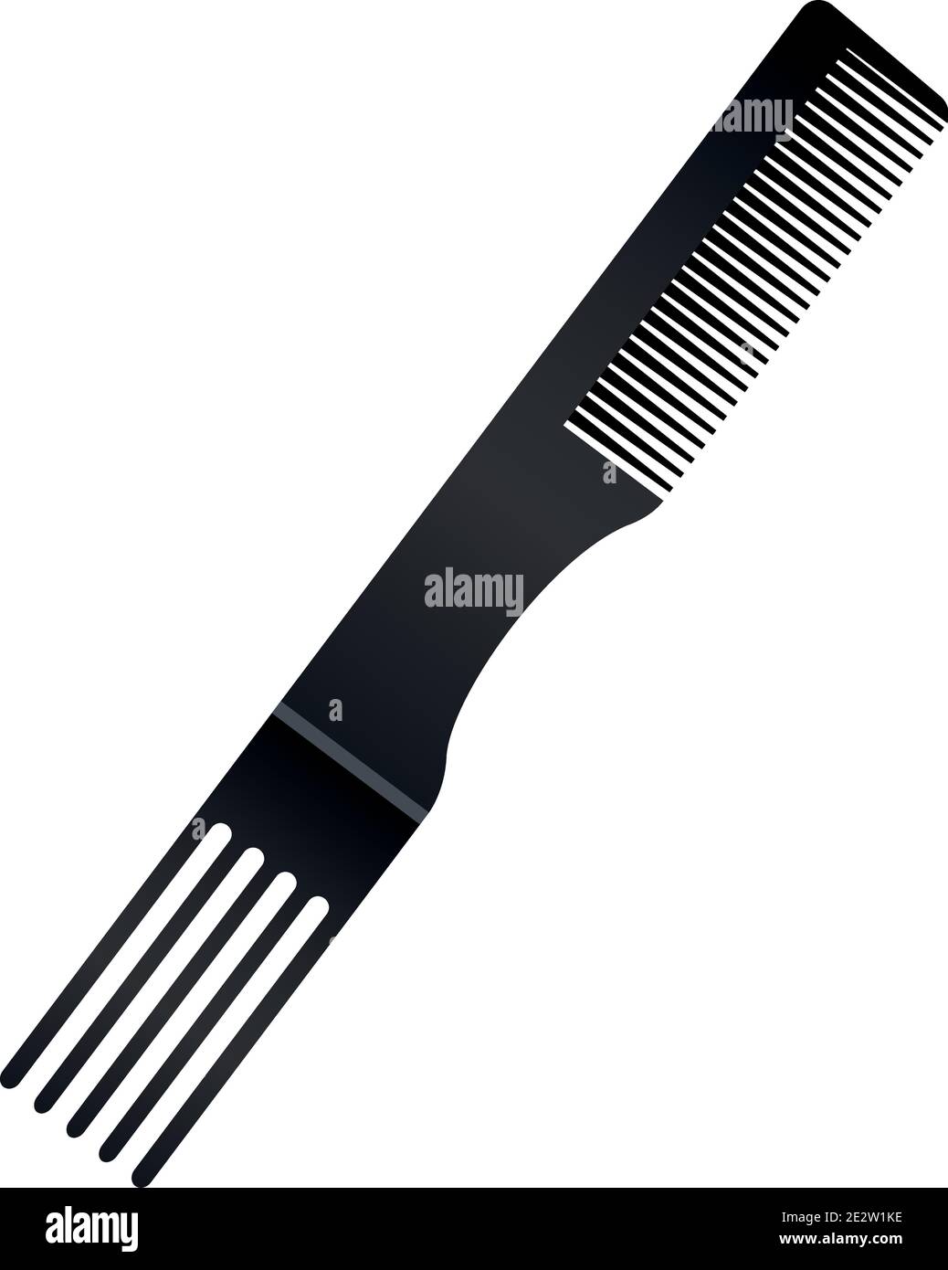 Comb silhouette clipart hi-res stock photography and images - Alamy