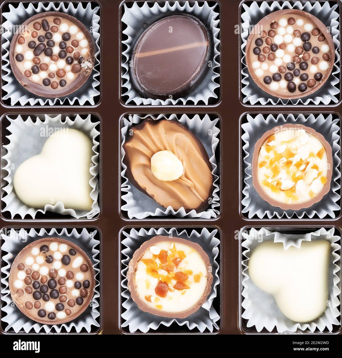 Belgian chocolate box hi-res stock photography and images - Alamy