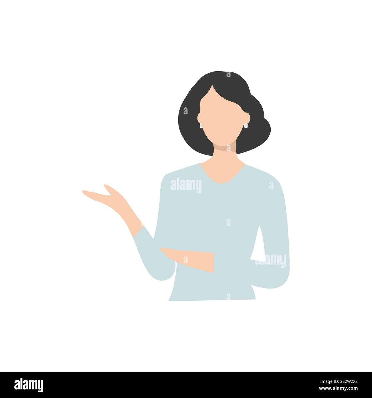 Female promoter Stock Vector Images - Alamy