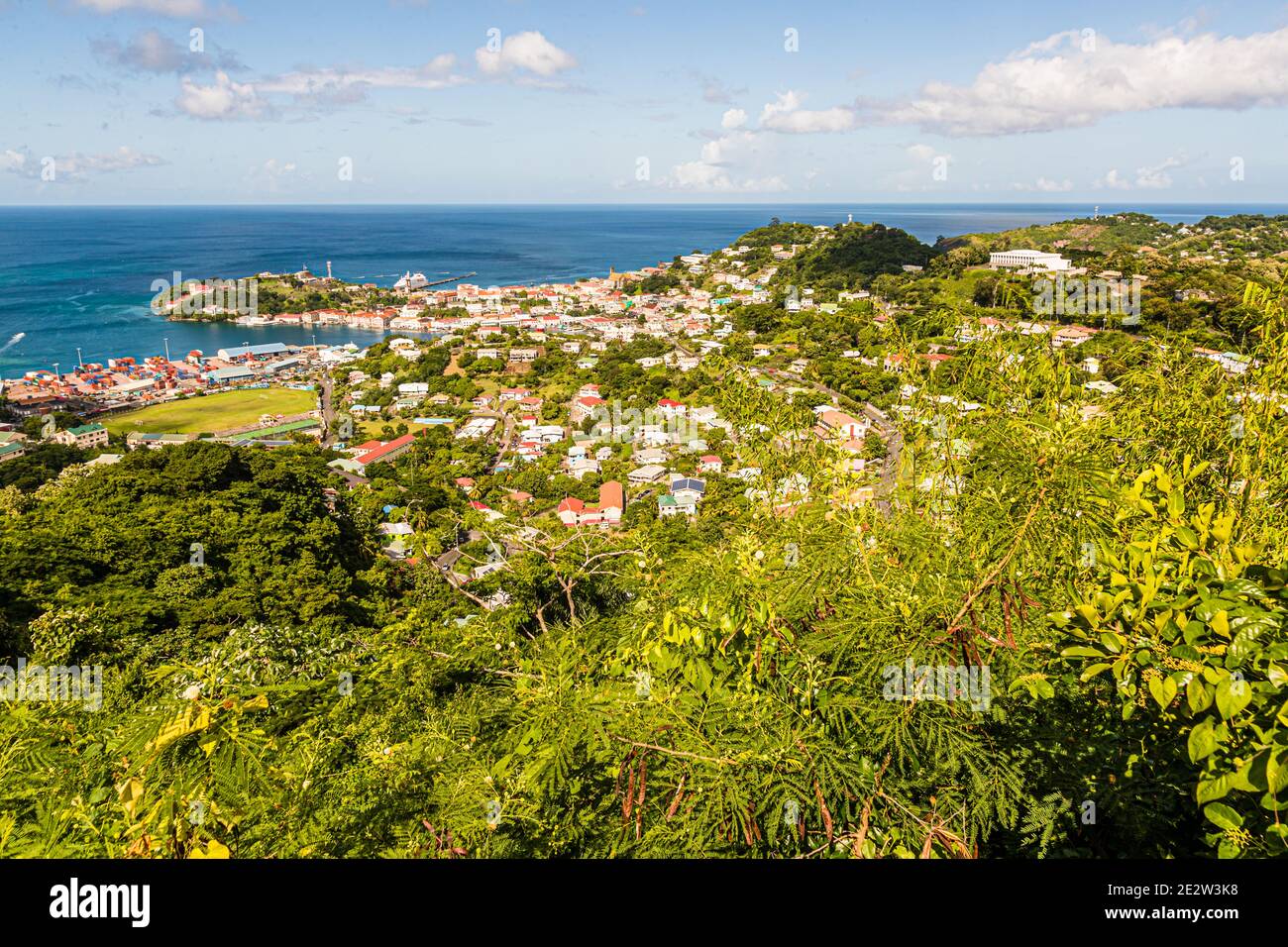 Saint George's, capital city of Grenada Stock Photo - Alamy