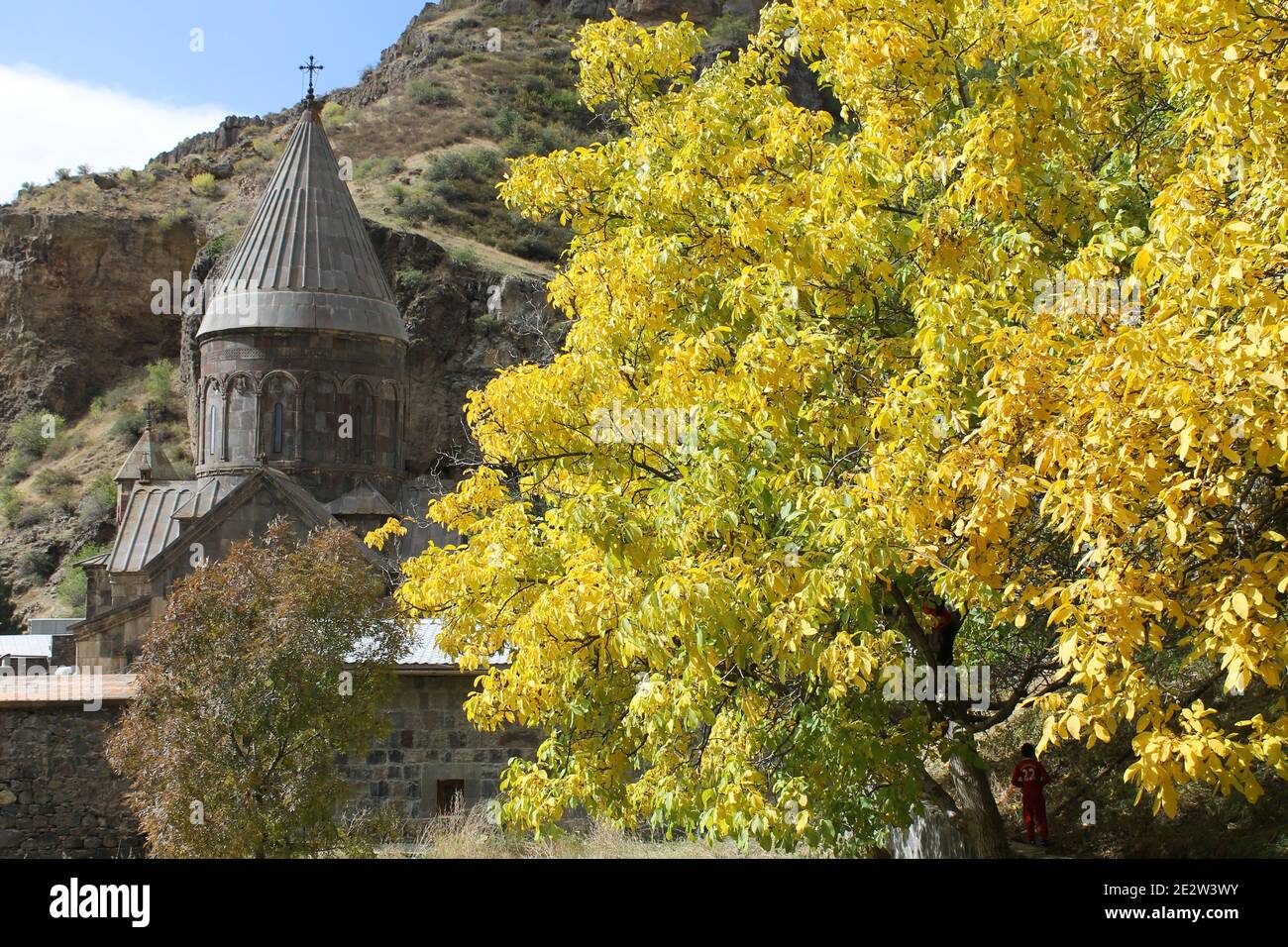 Geghard Monastery outside Yerevan in autumn Stock Photo - Alamy