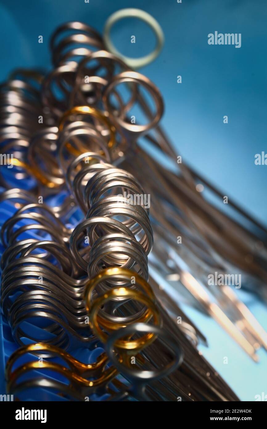 Surgical tools in the operating room Stock Photo - Alamy