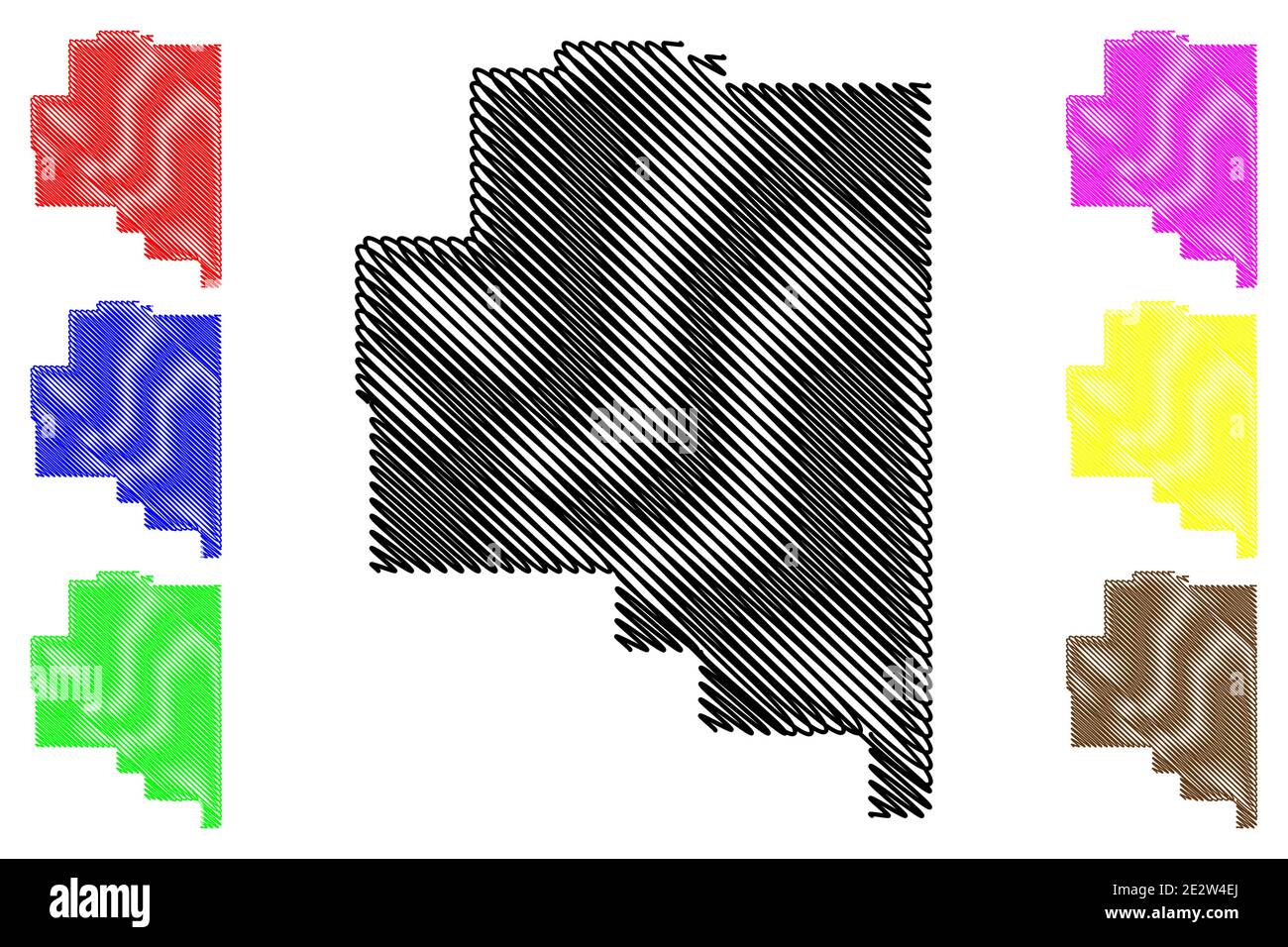 Map of fallon montana Stock Vector Images - Alamy