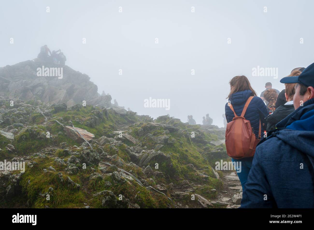 Snowdon, UK. 08/07/2020. Relaxed pandemic lockdown rules caused surge ...