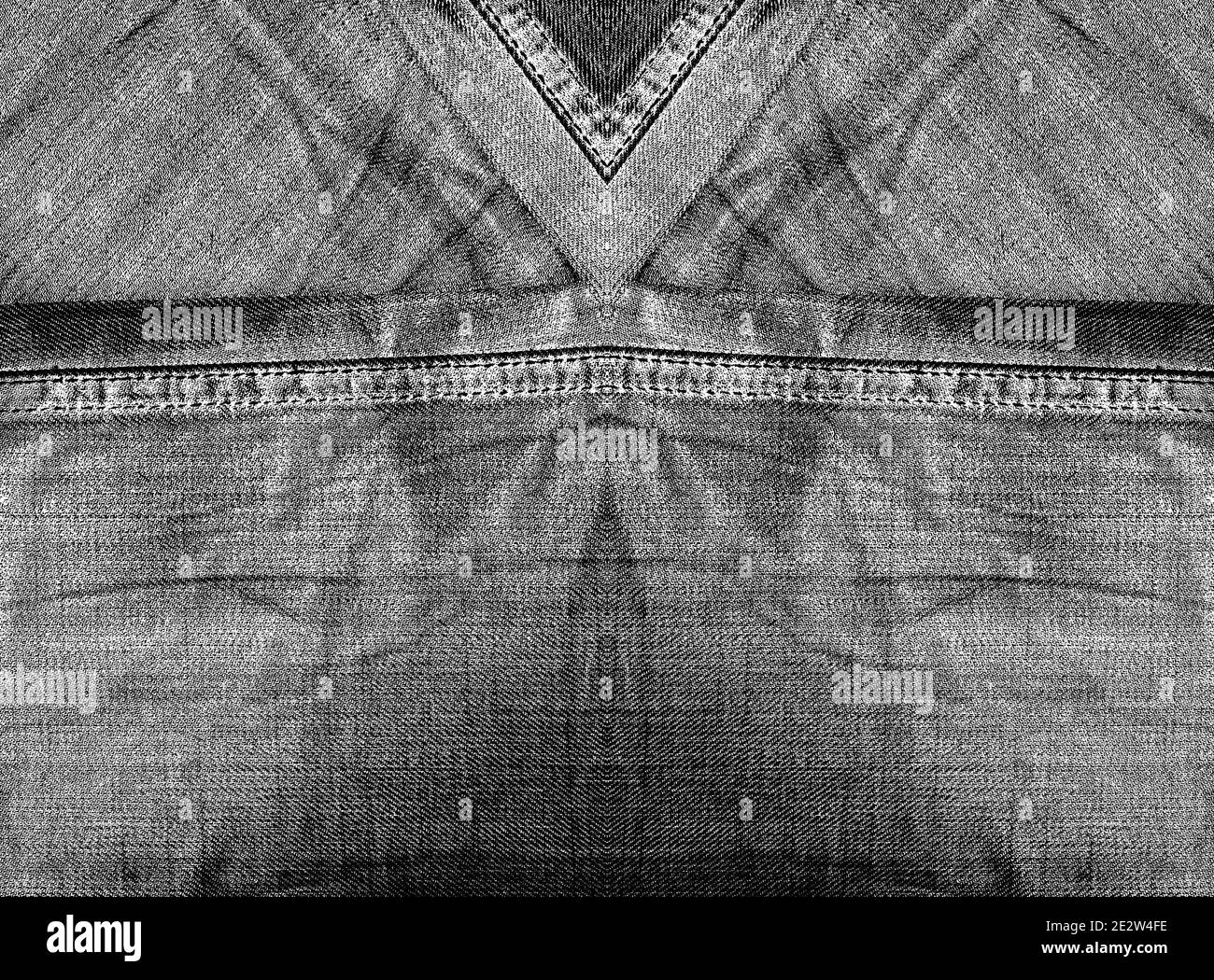 Jeans design.Grunge jeans pattern with seams Stock Photo - Alamy