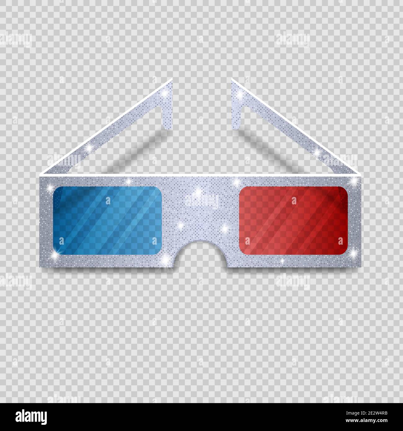 3d glasses vector vectors hi-res stock photography and images - Alamy