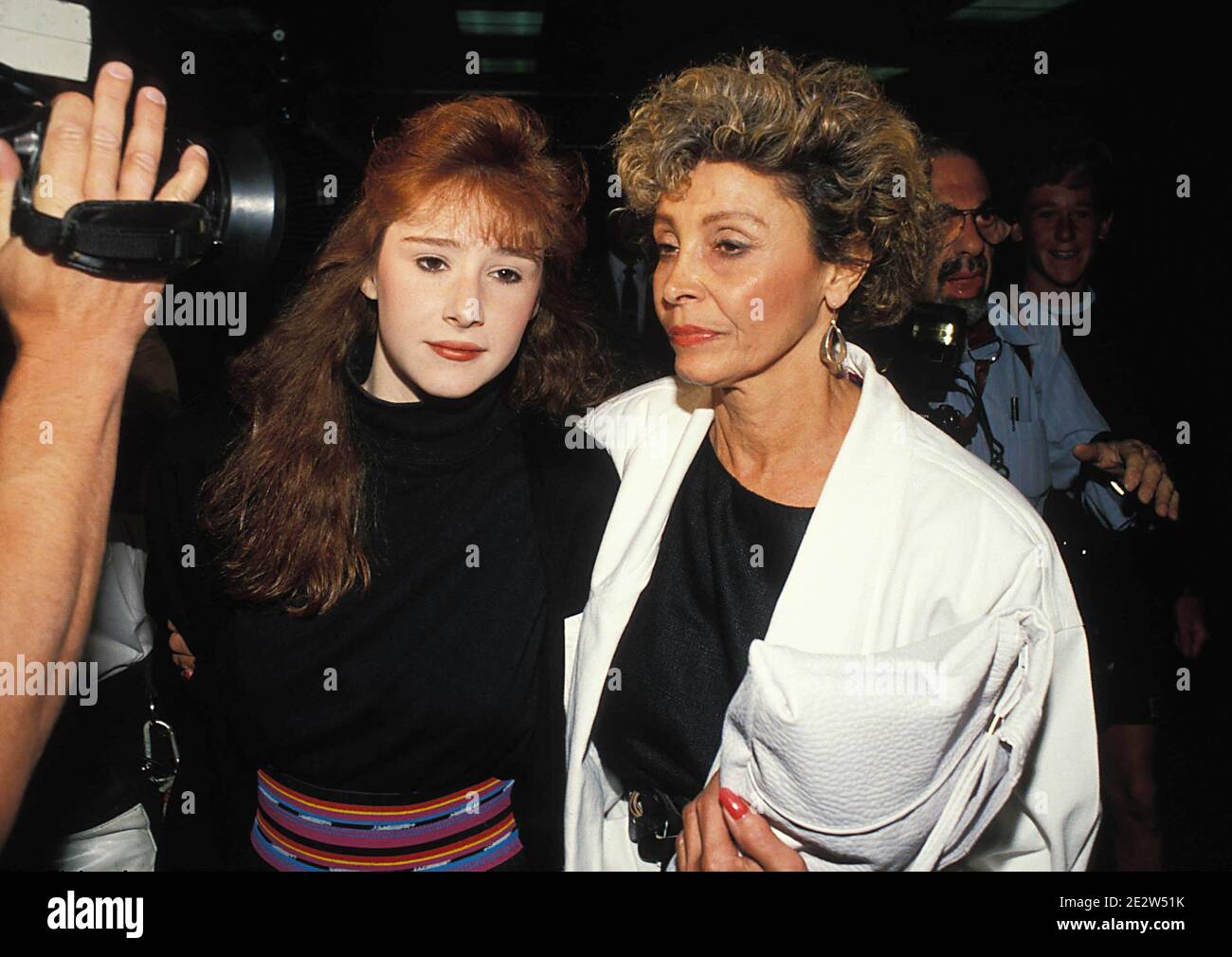 Tiffany and Aunt Julie Abbas 1988 Credit: Ralph Dominguez/MediaPunch ...