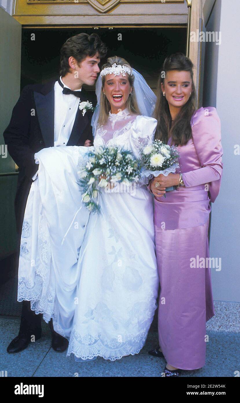 Kyle Richards and C. Thomas Howell with Kim Richards the Wedding of Kim ...