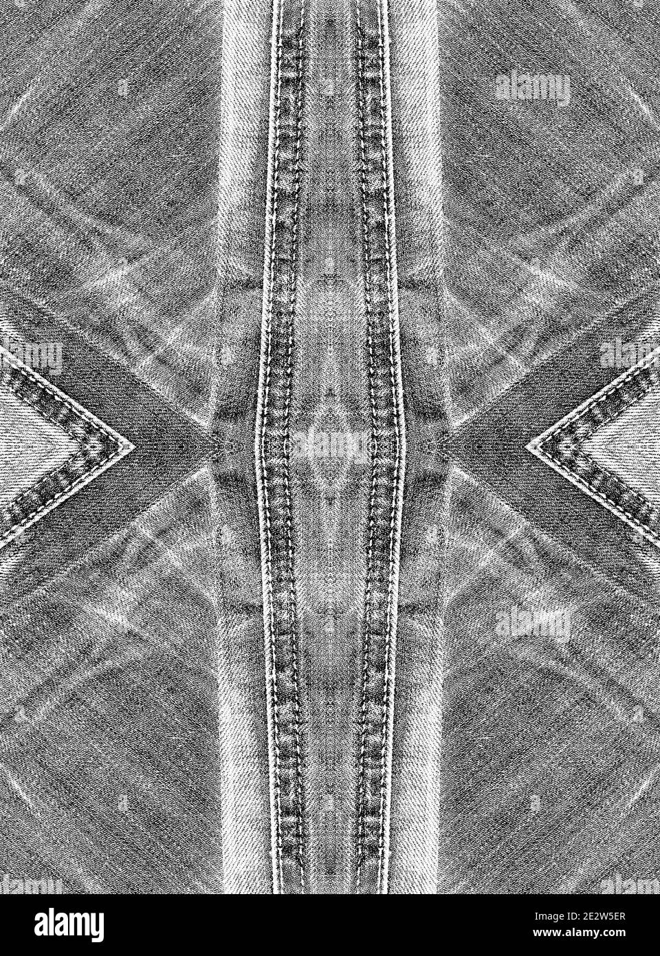 Jeans design.Grunge jeans pattern with seams Stock Photo - Alamy
