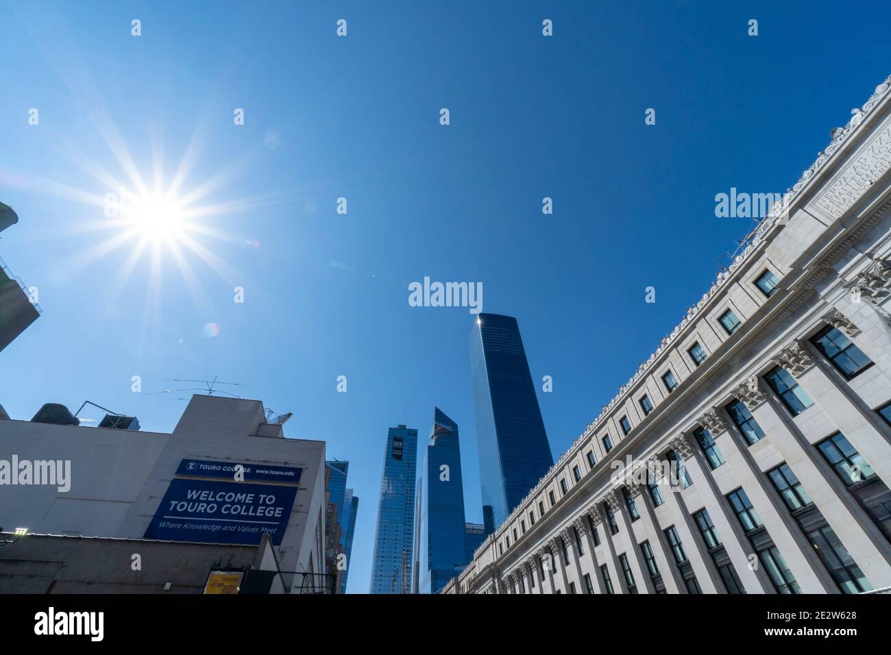 High-rise buildings stand in Hudson Yards under development at NYC ...