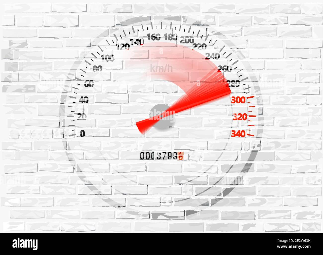 Number background brick wall Stock Vector Images - Alamy