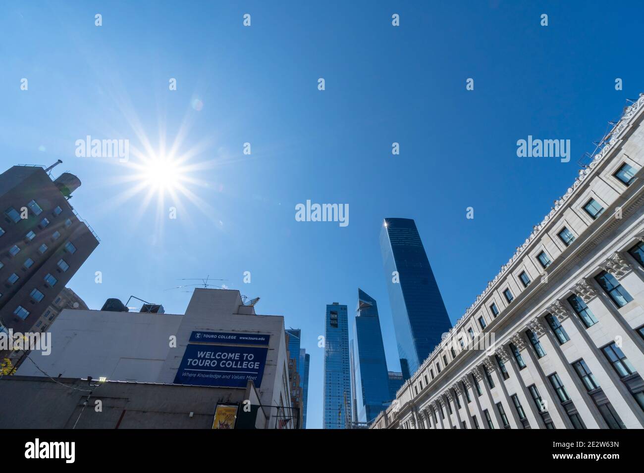 High-rise buildings stand in Hudson Yards under development at NYC ...