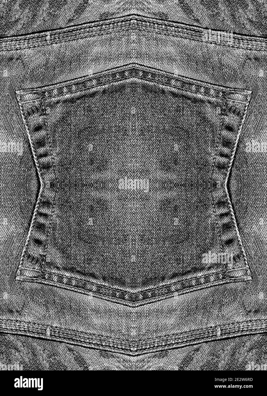 Jeans design.Grunge jeans pattern with seams Stock Photo - Alamy